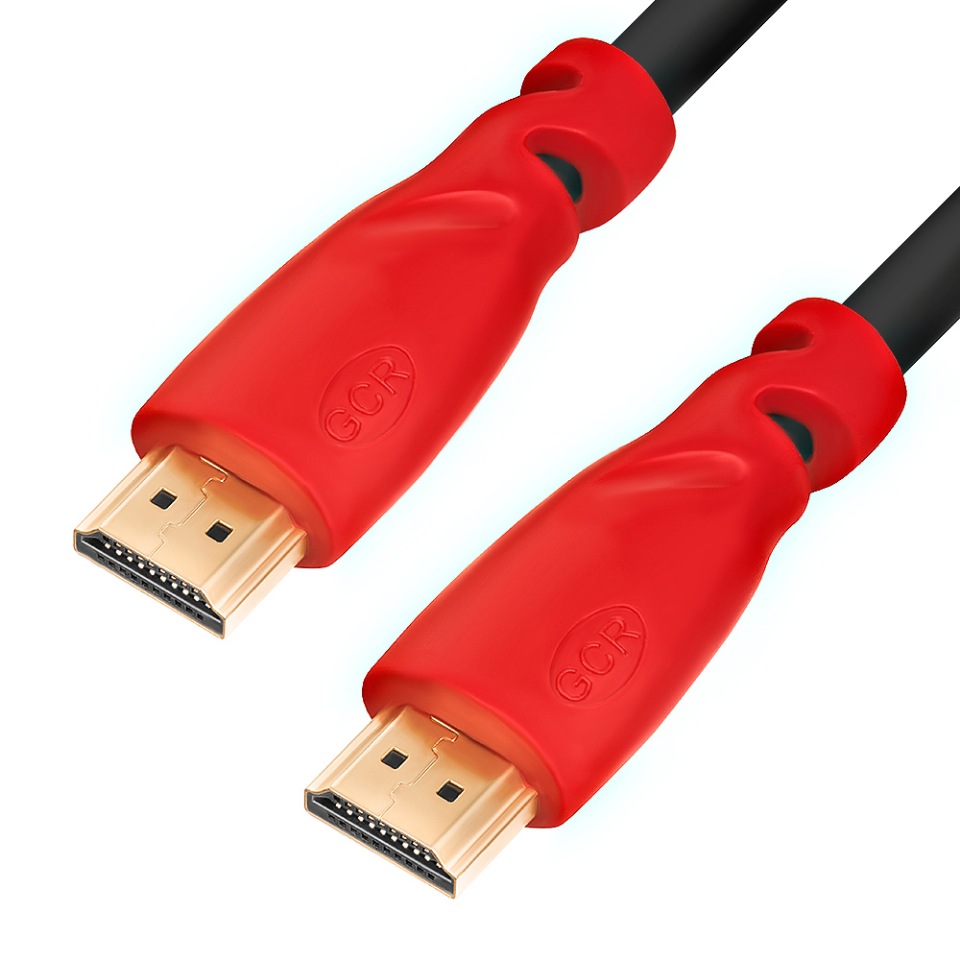 Кабель GCR GCR-HM300 HDMI - HDMI 1,5 м Black/Red