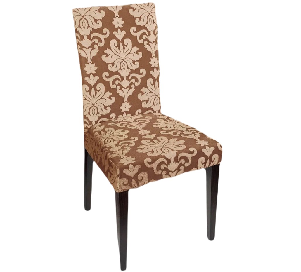 Marianna Чехол на стул трикотаж жаккард, цвет бронза