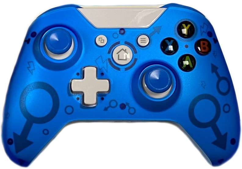 Геймпад беспроводной Controller Wireless N-1 2.4G (Blue) (Не оригинал)