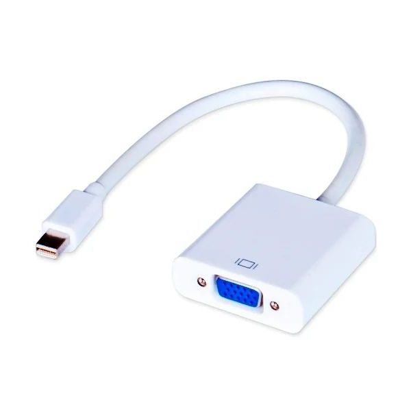 Переходник Display Port  miniDisplayPort (m) -  VGA (f),  белый