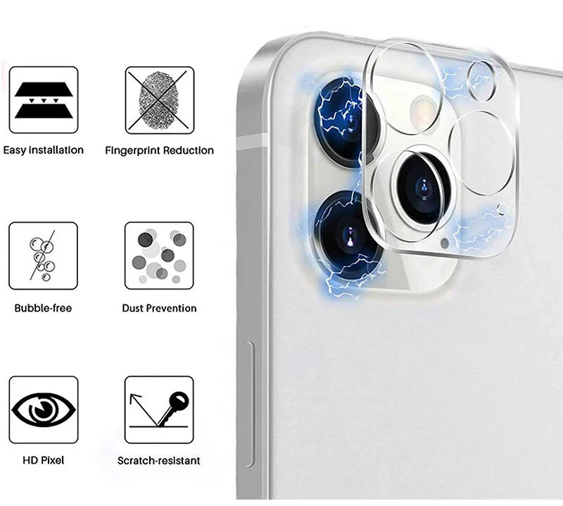 Защитное стекло на камеру iPhone 11 Pro / Защита камеры