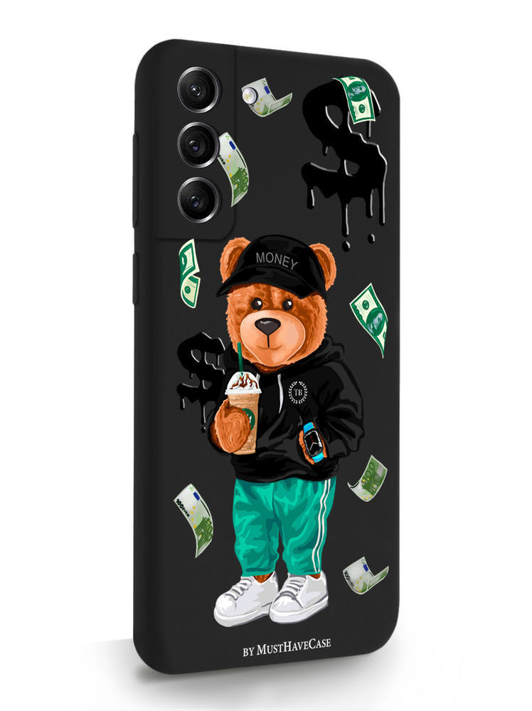 Чехол MustHaveCase для Samsung Galaxy S21FE Мишка Тони черный