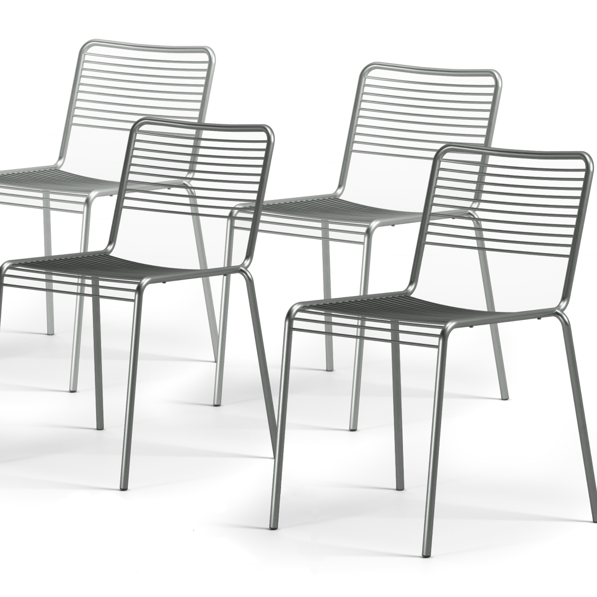 Комплект стульев Cast ArtCraft 4 шт, стул дизайнерский на металлокаркасе