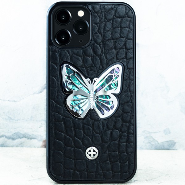 Чехол iPhone 13 Pro Max - Euphoria HM Butterfly miniCROC - Euphoria HM Premium