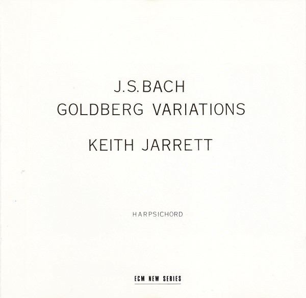 Bach, J S: Goldberg Variations, BWV988 Keith Jarrett (harpsichord) (1 CD)