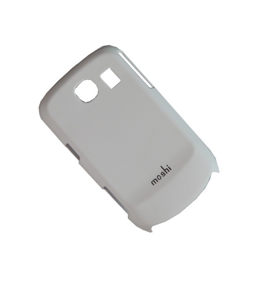 Чехол Samsung S3850 (Corby II) прорезиненный Moshi Case Soft Touch <белый>