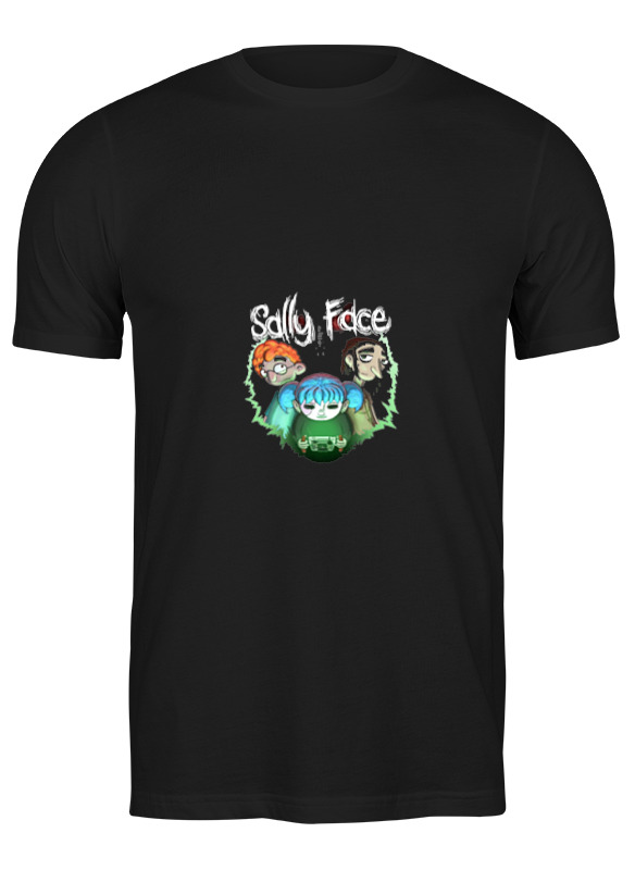 Футболка мужская Printio Sally face (салли фейс) 3705071 черная S