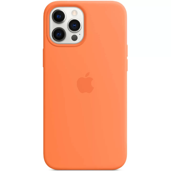 Чехол iPhone 12/12 Pro Silicon Case Kumquat (MagSafe + анимация NFC) c LOGO