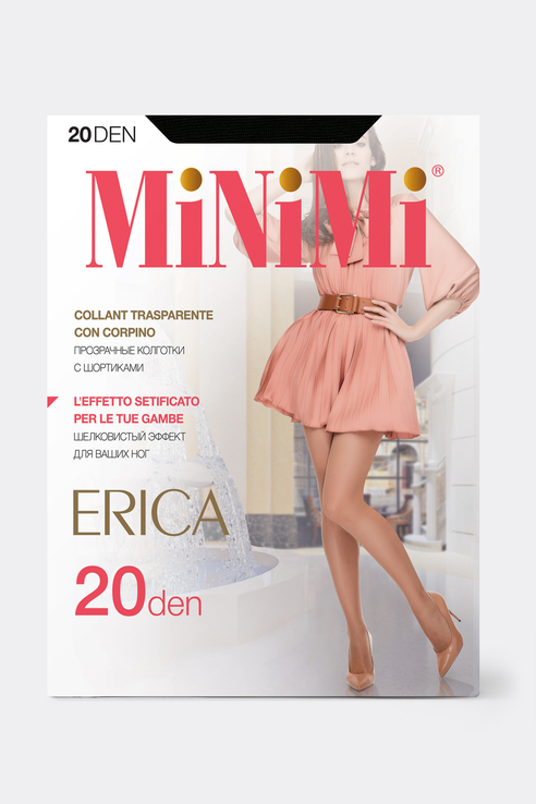 Колготки женские Minimi Basic ERICA 20 Nero черные 2