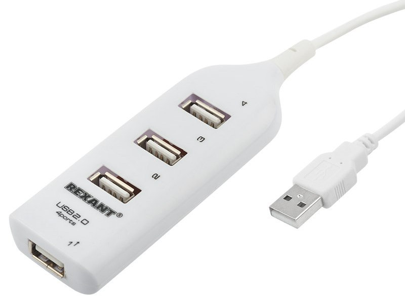 Хаб USB Rexant 18-4105-1 USB 4 ports