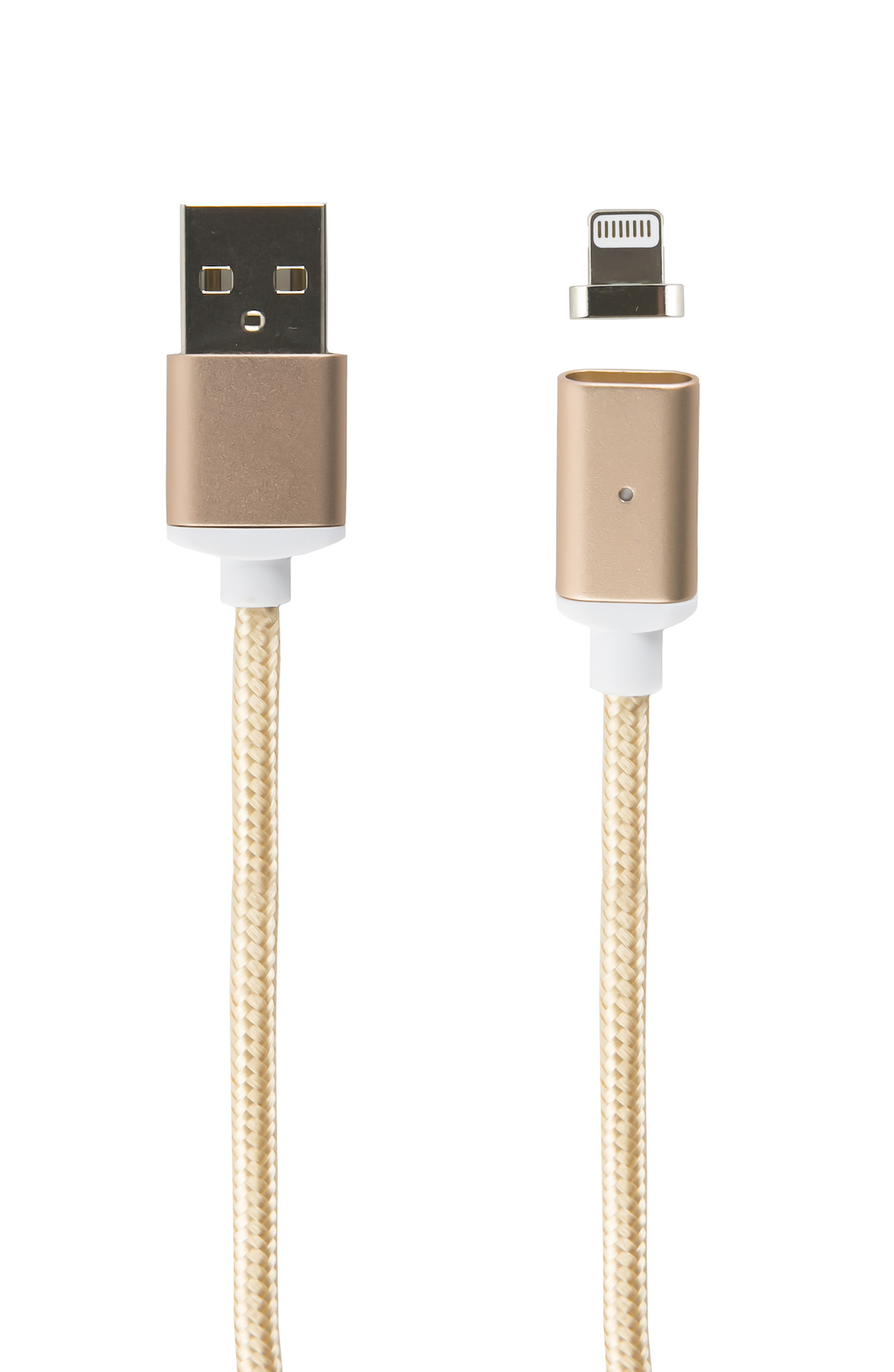 Кабель Red Line USB - 8-pin, neylon, Gold