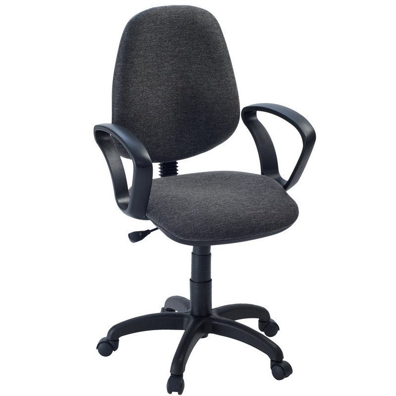 Кресло офисное Easy Chair 322 серое (ткань, пластик), 622258