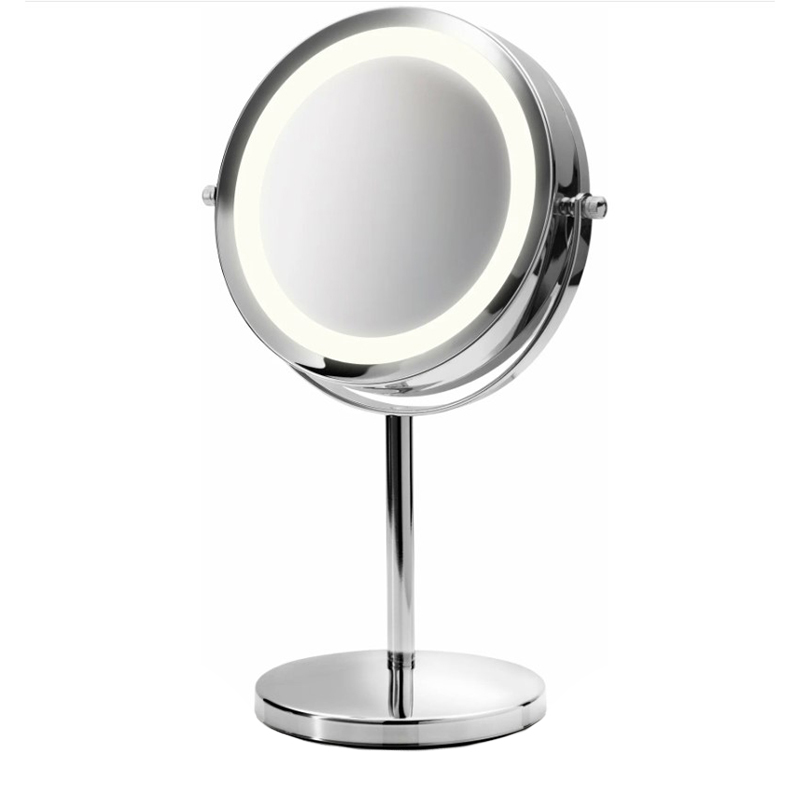 Зеркало настольное косметическое Medisana CM 840 серебристый