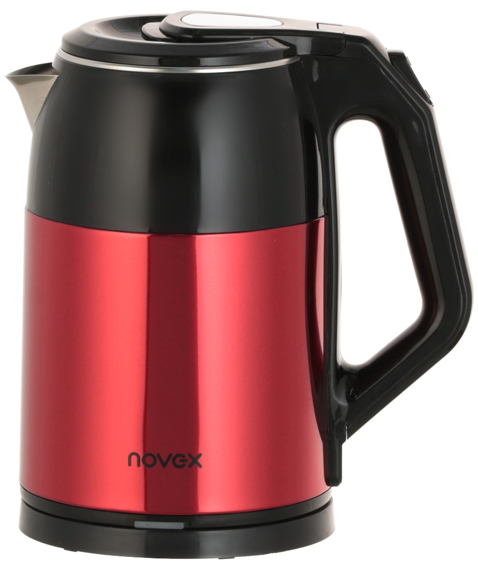 Чайник электрический Novex KN-18S18 1.8 л красный, черный