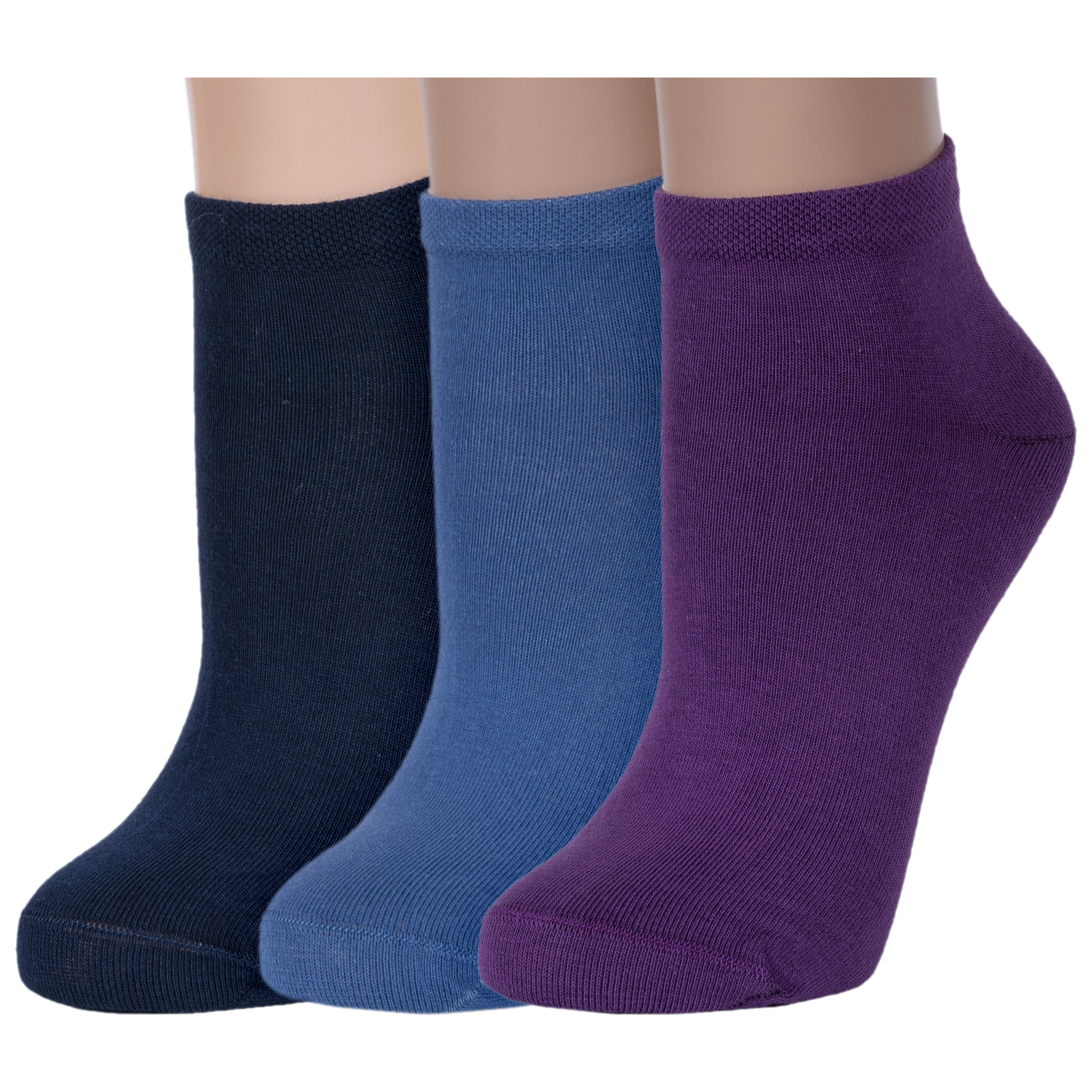 Комплект носков женских Rusocks 3-Ж-1700 разноцветных 23-25