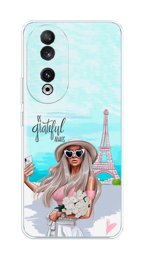 Чехол на Honor 90 "Селфи Париж"