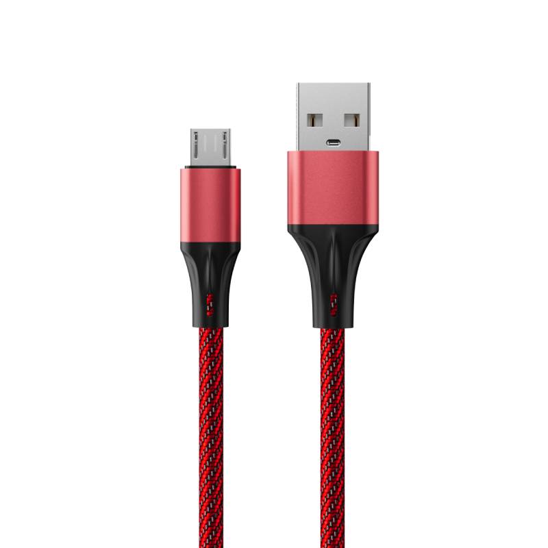 Кабель micro usb - usb Accesstyle AM24-F100M 1 м красный