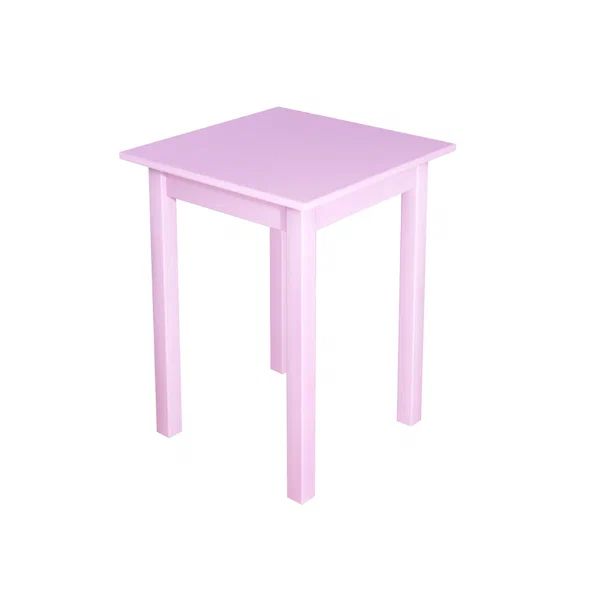 Стол кухонный квадратный Solarius Классика дерево 60x60х75, цвет розовый