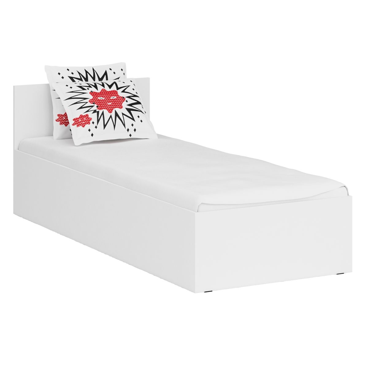 Кровать Стандарт СВК 0800 белый, 83,5х203,5х70 см, сп.м. 800х2000 мм