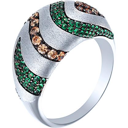 Кольцо из серебра р. 17 Джей Ви SR01367CZCSW-2, фианит