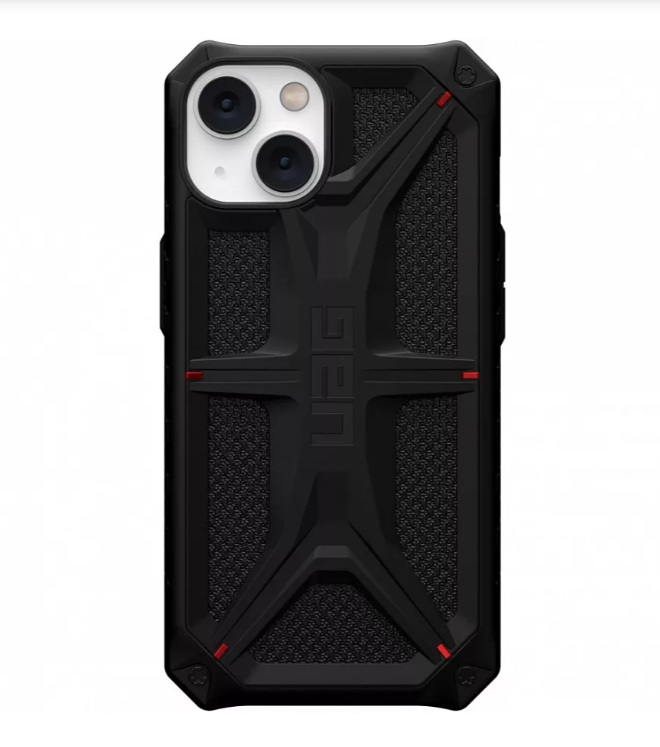 Чехол Uag Monarch для iPhone 14 чёрный кевлар (Kevlar-Black)