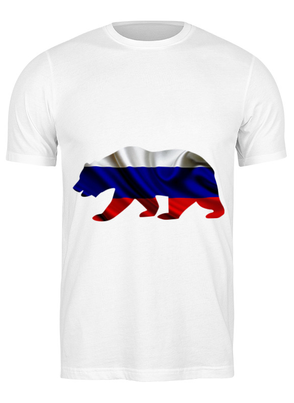Футболка мужская Printio Русский медведь белая XL