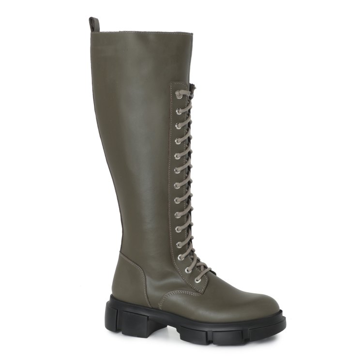 Сапоги женские GIANNI RENZI GR436V хаки 35 EU