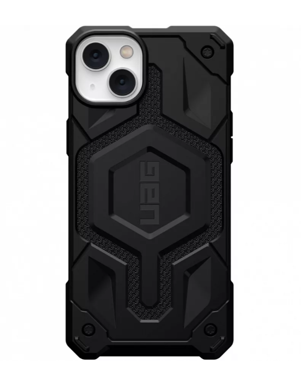 Чехол Uag Monarch Pro MagSafe для iPhone 14 Plus чёрный кевлар (Kevlar-Black)