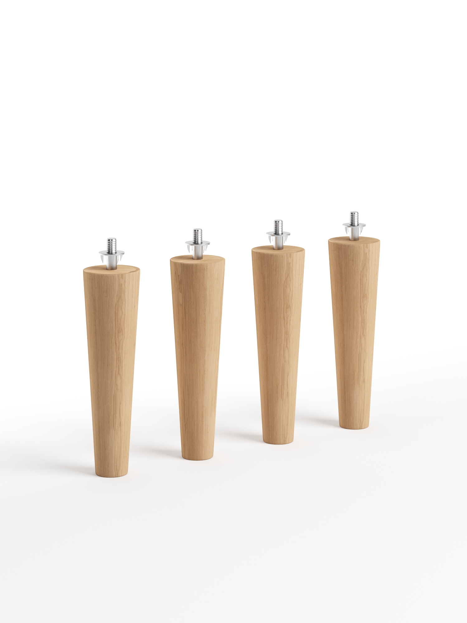 Ножки мебельные деревянные со шпилькой MONOFIX, ОДОС, 18 см, лак