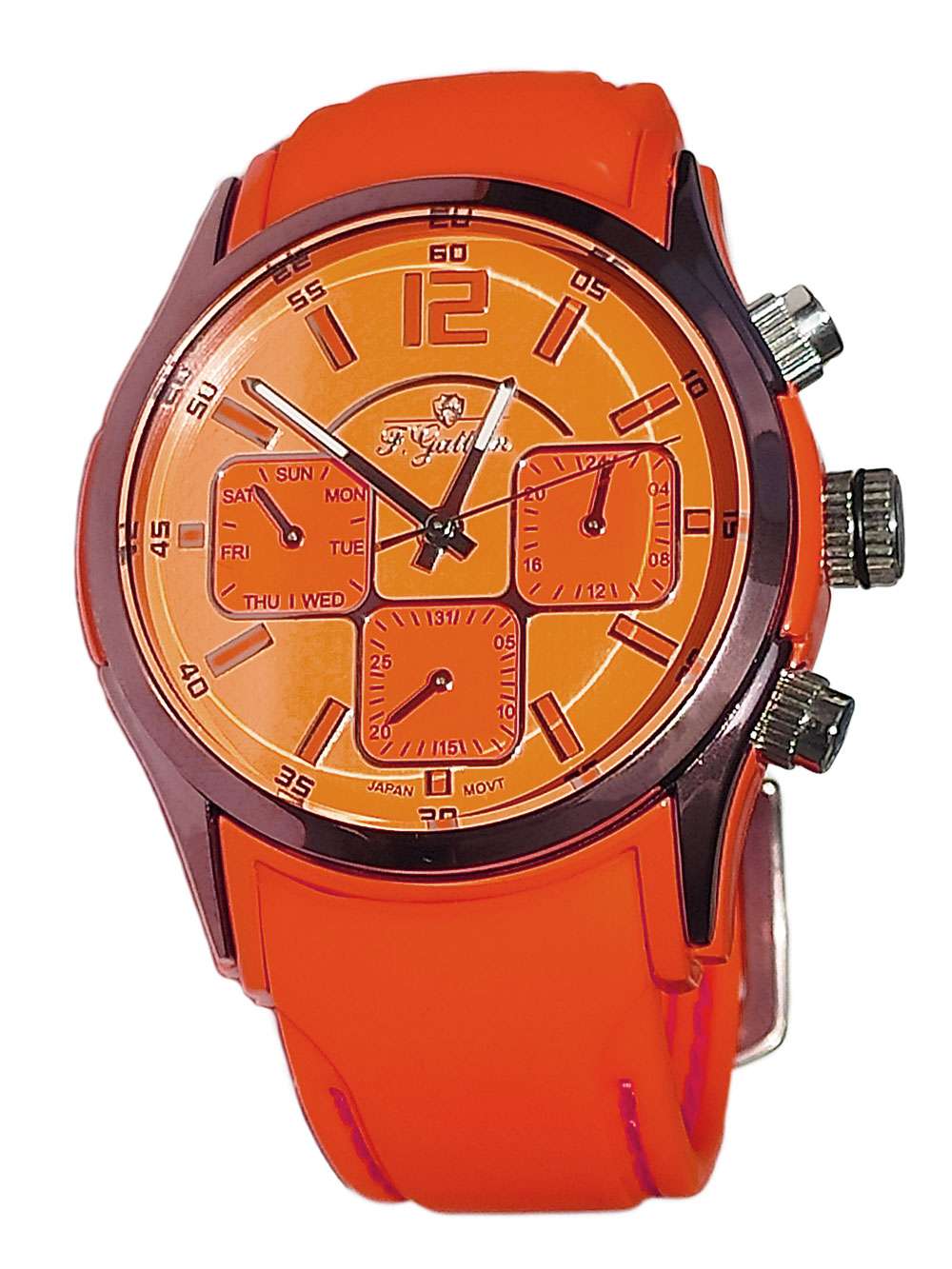 Наручные часы мужские F.Gattien 8271 оранжевые
