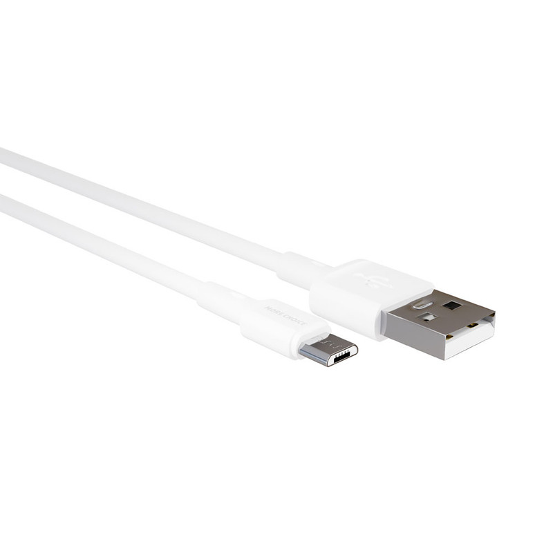 Дата-кабель USB 2.0A для micro USB More choice K14m TPE 1м White