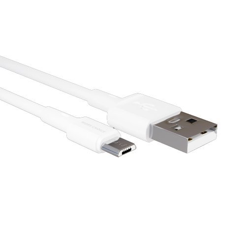 Дата-кабель USB 2.0A для micro USB More choice K14m TPE 0.25м White