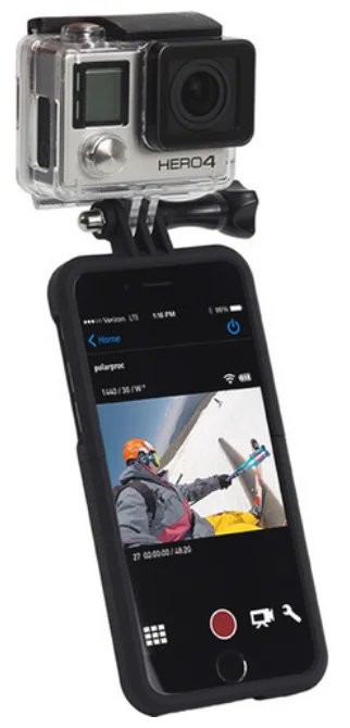Чехол PolarPro Proview для iPhone 6, 7 с креплением для Экшн камер