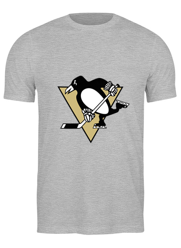 Футболка мужская Printio Pittsburgh penguins серая XL