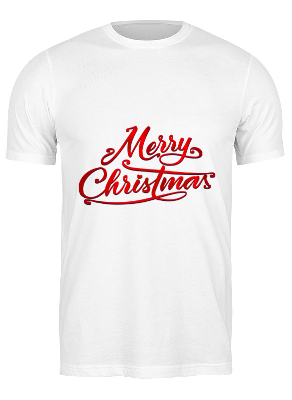 Футболка мужская Printio Merry christmas белая XL