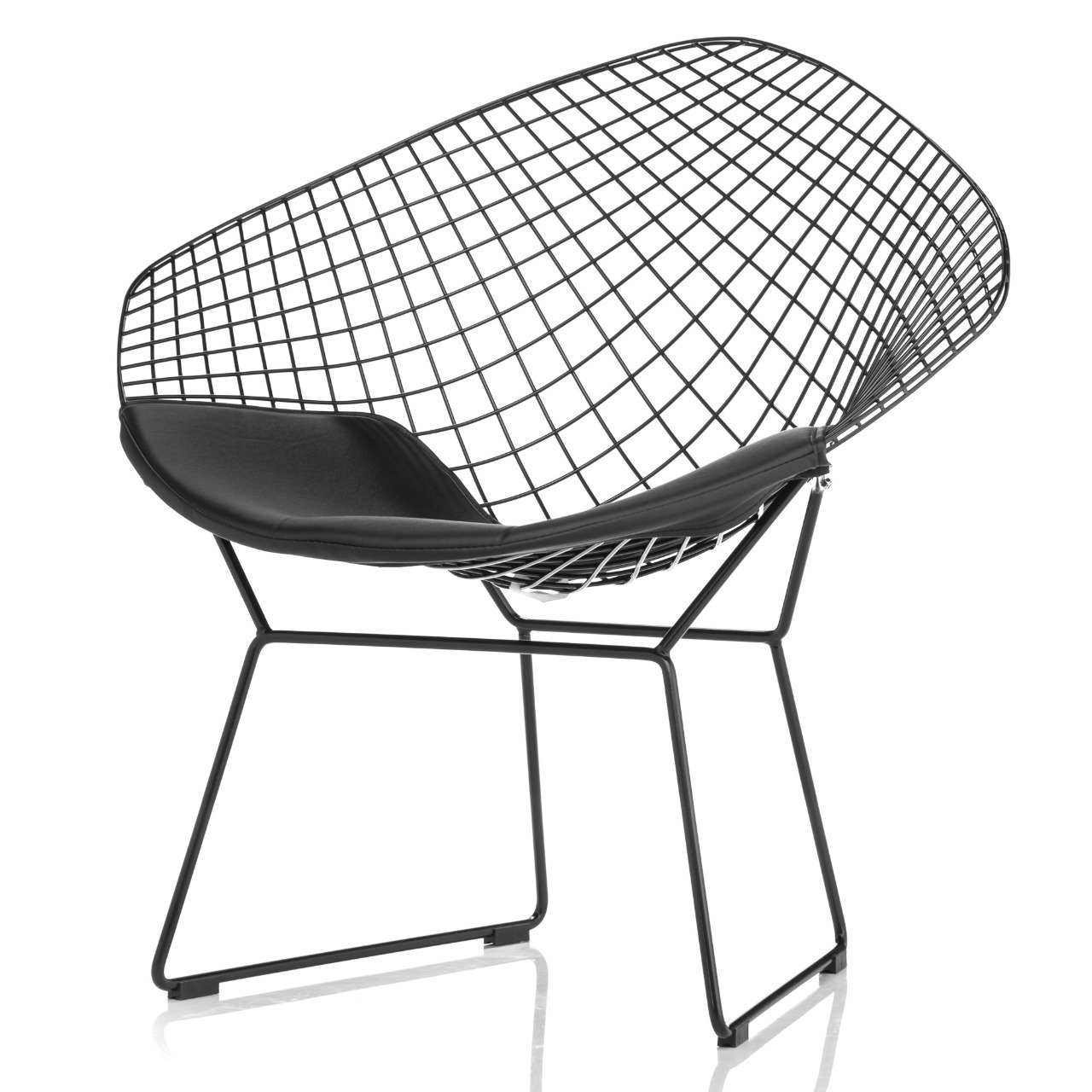 Кресло StoreForHome Bertoia MC-022Q, черный