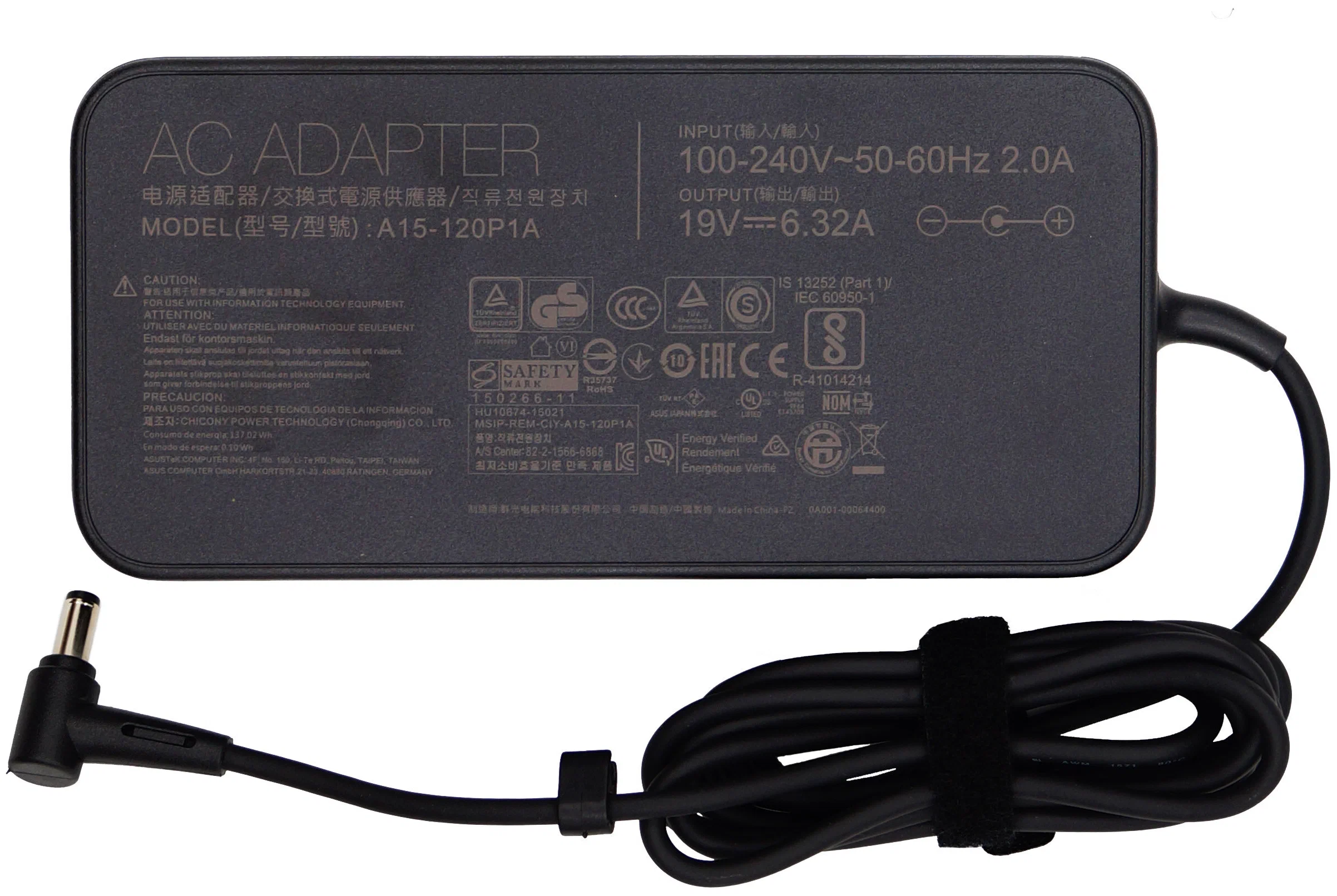 Блок питания для ноутбука Rocknparts  ADP-120ZB BB 120Вт для Acer (420027)
