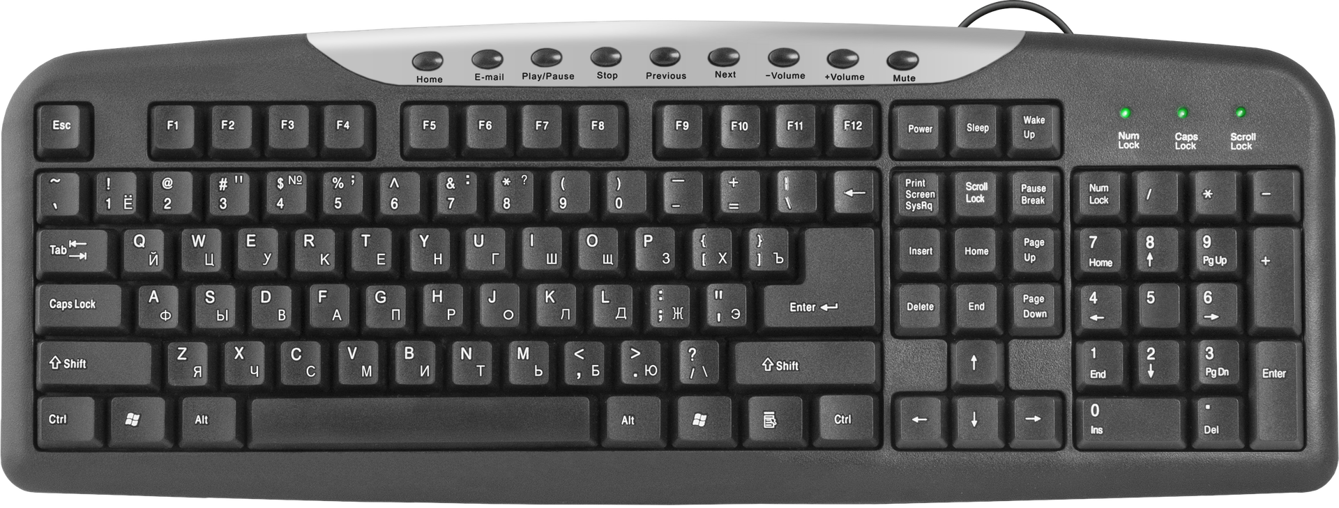 Проводная клавиатура Defender HM-830 Black (45830)