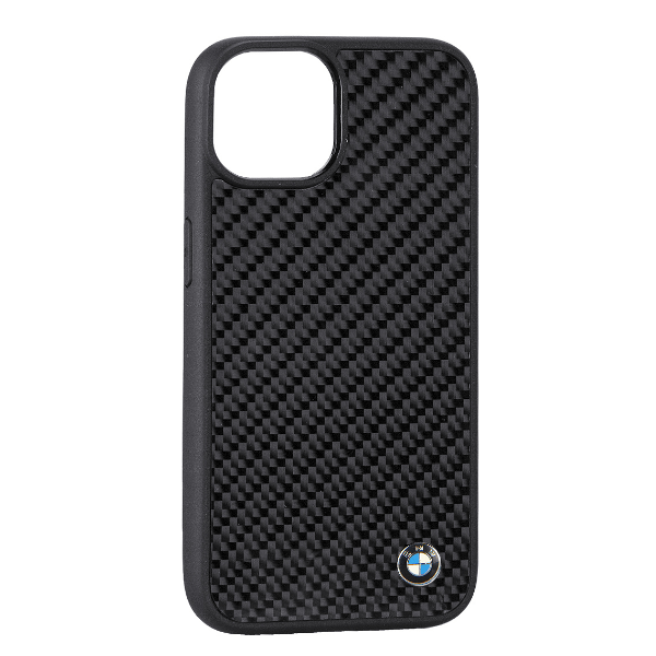 Чехол iPhone 13 Mini BMW Carbon, черный