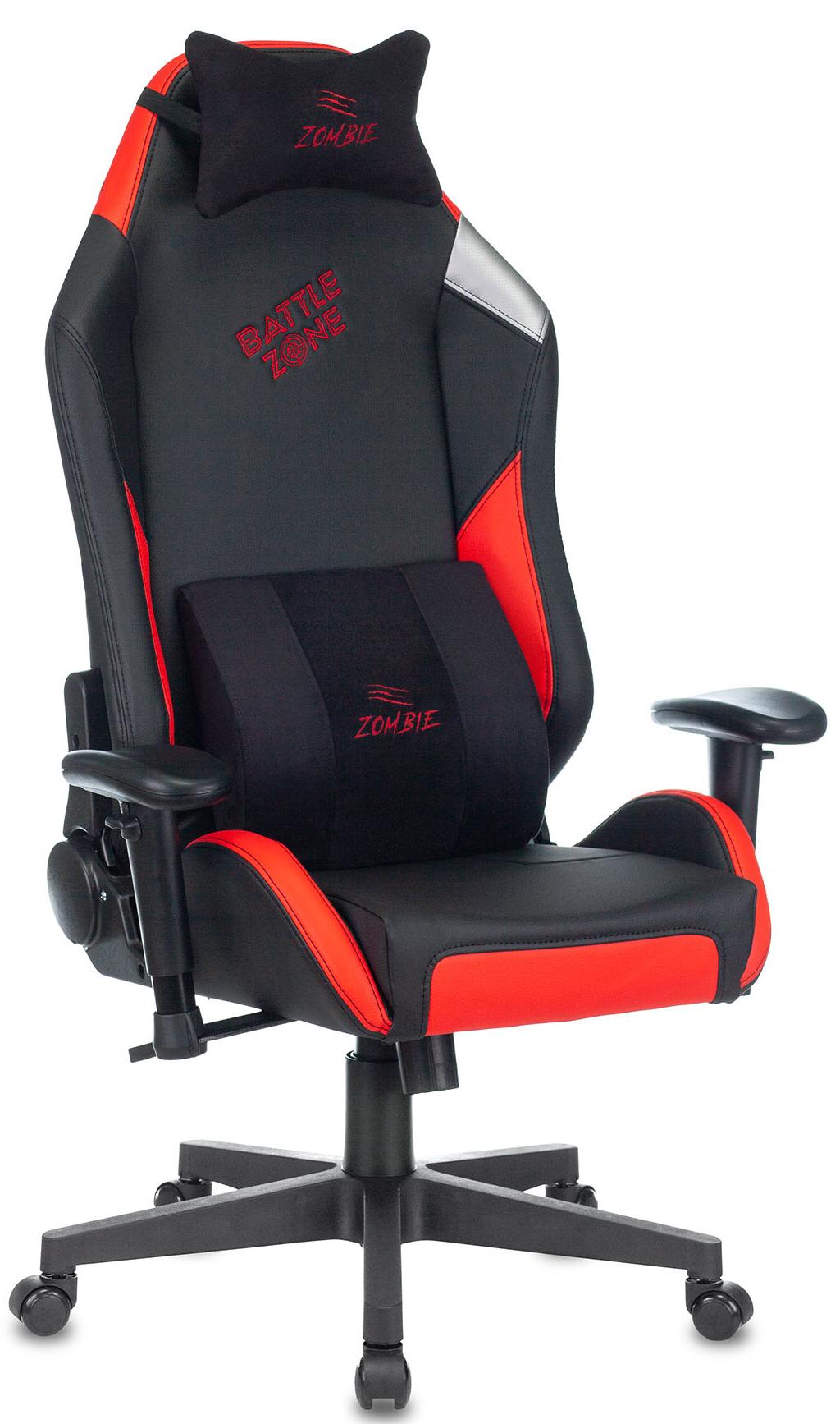 Игровое кресло Бюрократ Zombie HERO BATTLEZONE PRO (Black/Red)