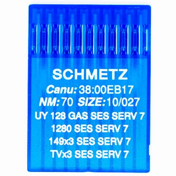 Иглы промышленные Schmetz UY 128 GAS SES SERV7 70, 10 шт