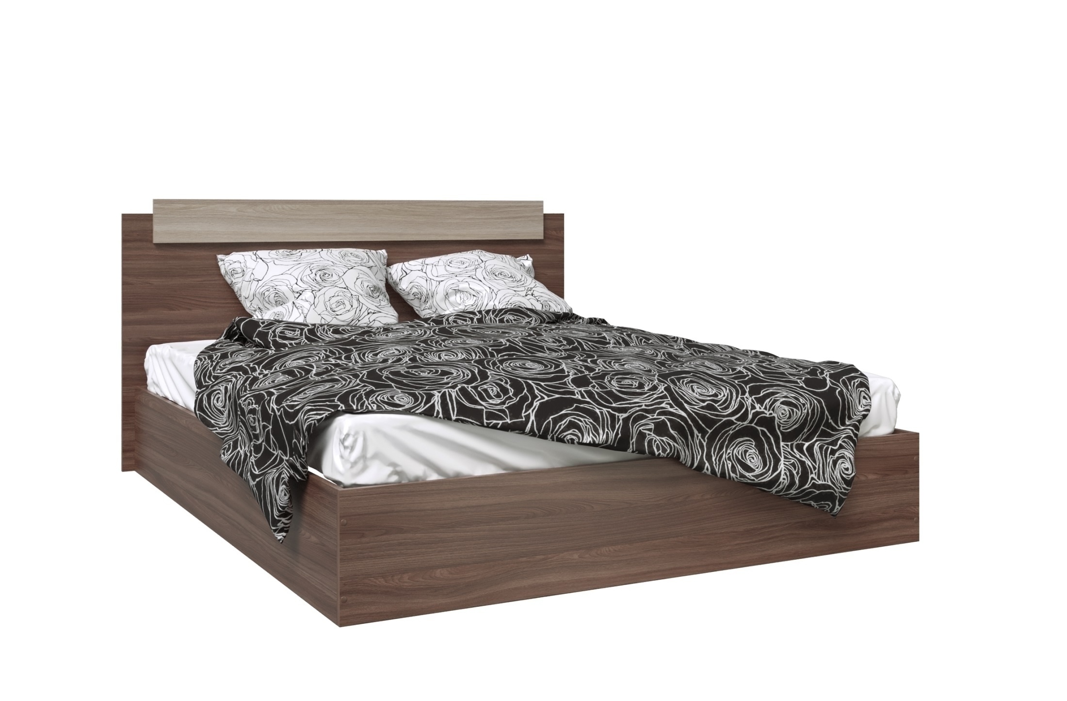 Кровать Столплит ЭКО без матраса 160х200 см Ясень Шимо