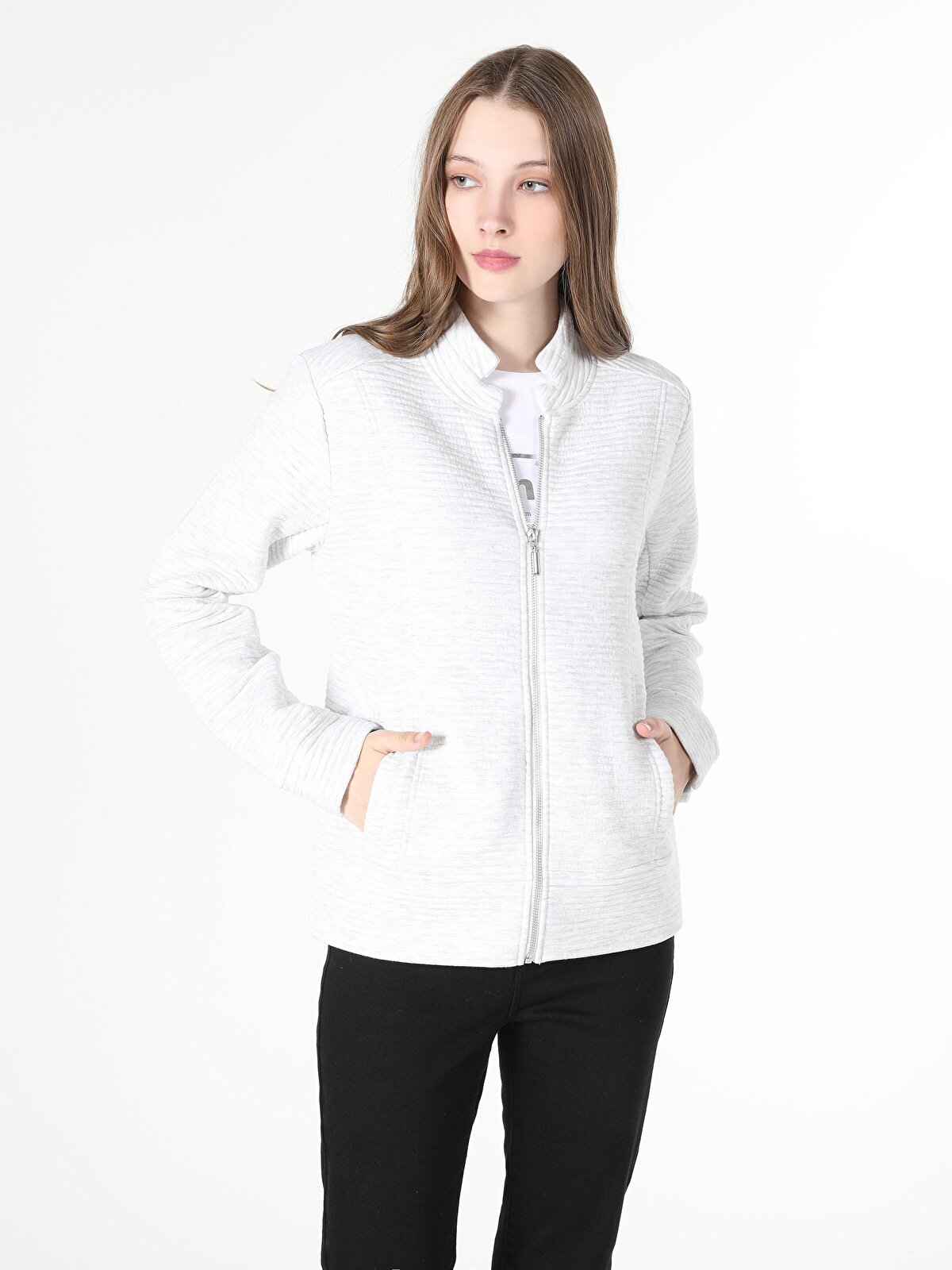 Жакет женский Colin's CL1060823_Q1.V1_MGA серый XS