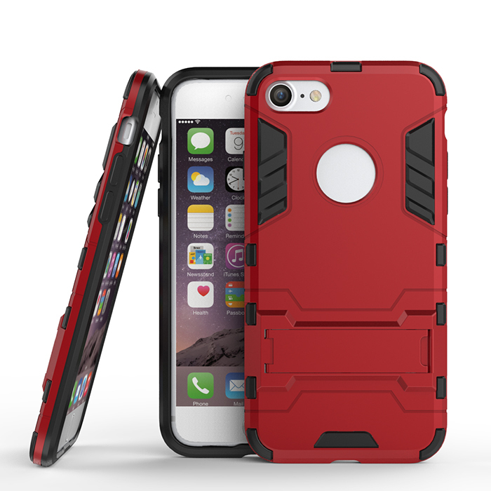 Противоударный чехол Transformer-2 для iPhone 7/8/SE (2020) (красный)