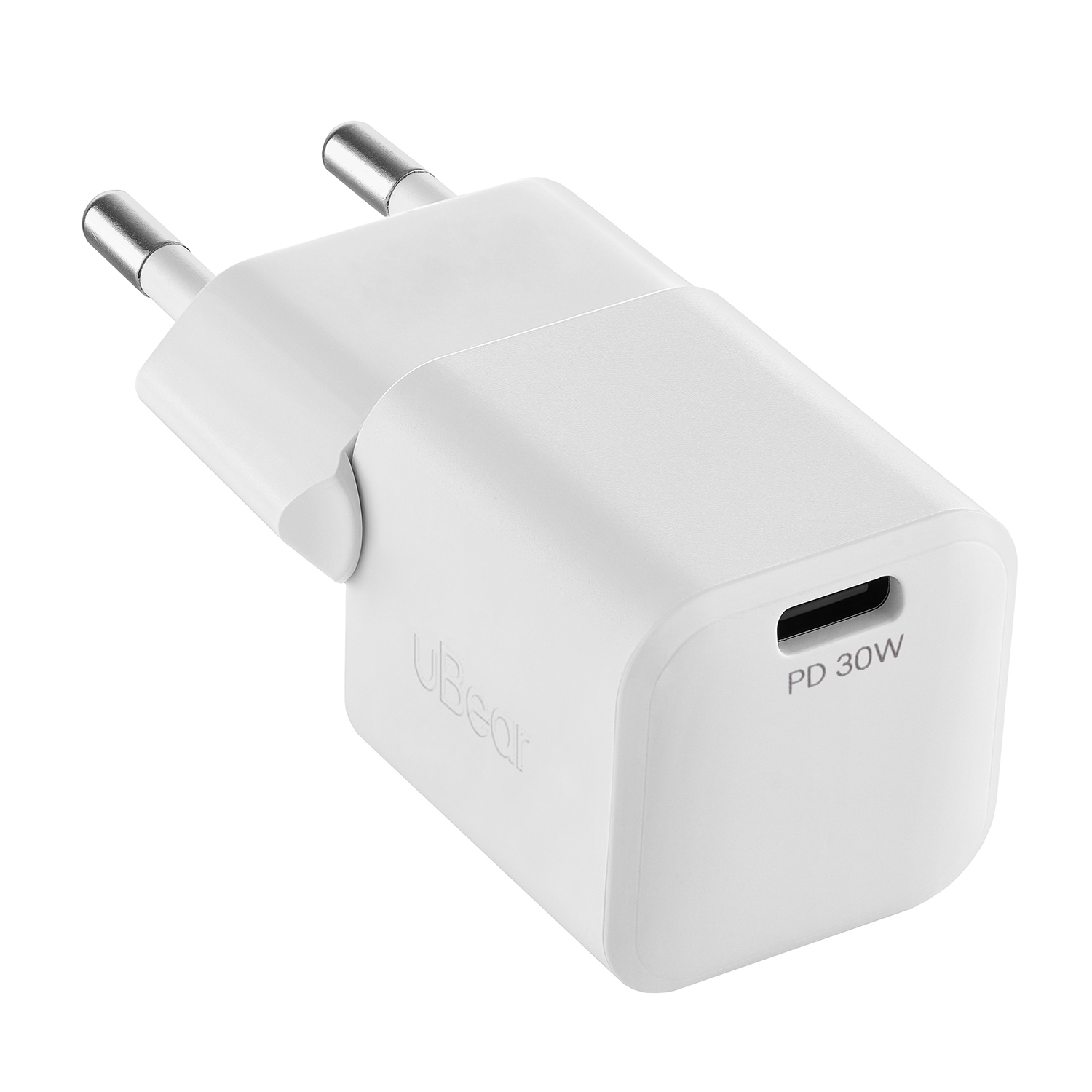 Сетевое зарядное устройство uBear Wall charger Pulse Pro 1xUSB Type-C 3 А белый