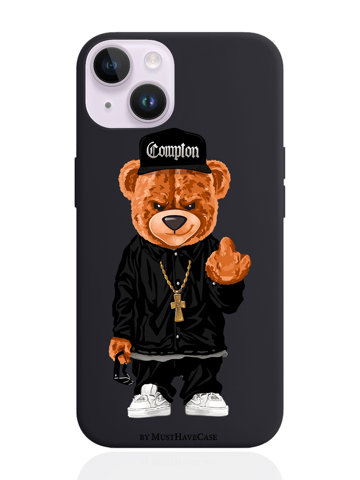Чехол MustHaveCase для iPhone 14 Мишка Compton