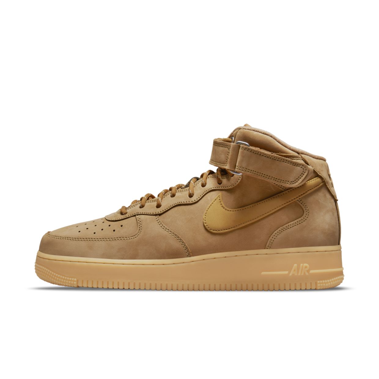 Кеды мужские Nike M Air Force 1 Mid '07 коричневые 9 US