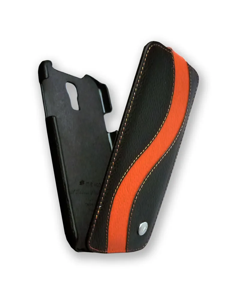 Кожаный чехол Melkco Jacka Type Special Edition для Samsung Galaxy S4 GT-I9500 черный