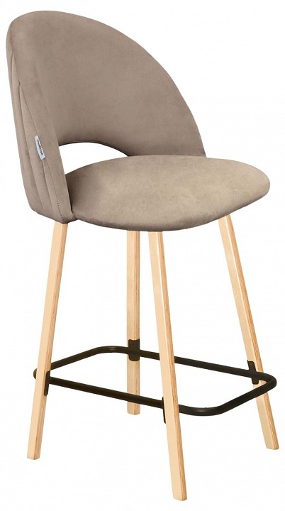 Барный стул Sheffilton SHT-ST34-1/S94-1 She_6457898701, коричневый/черный/бежевый латте