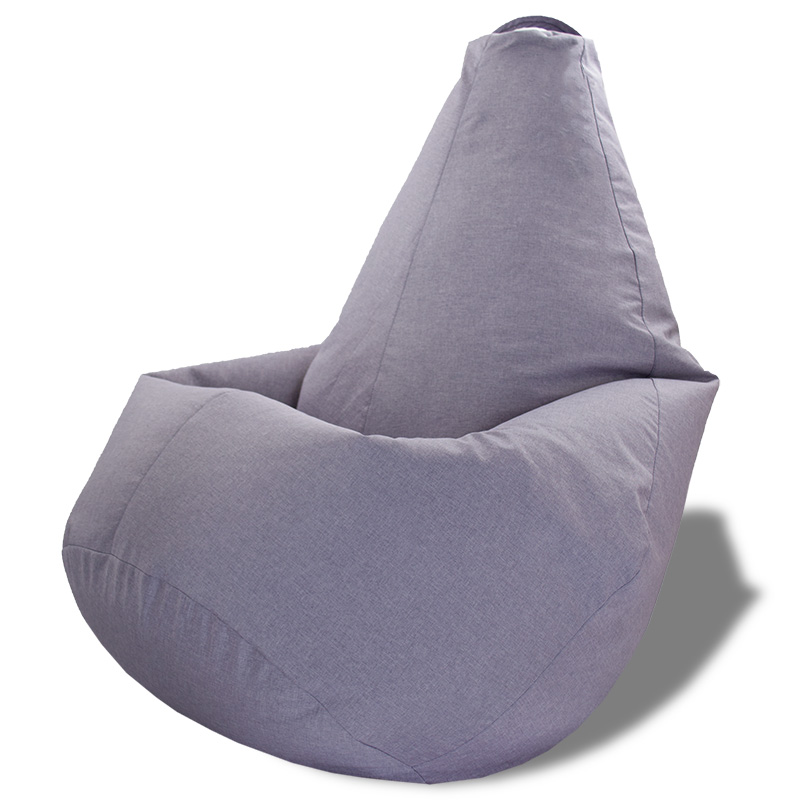 Кресло-мешок Puffmebel груша XXL фиолетовый